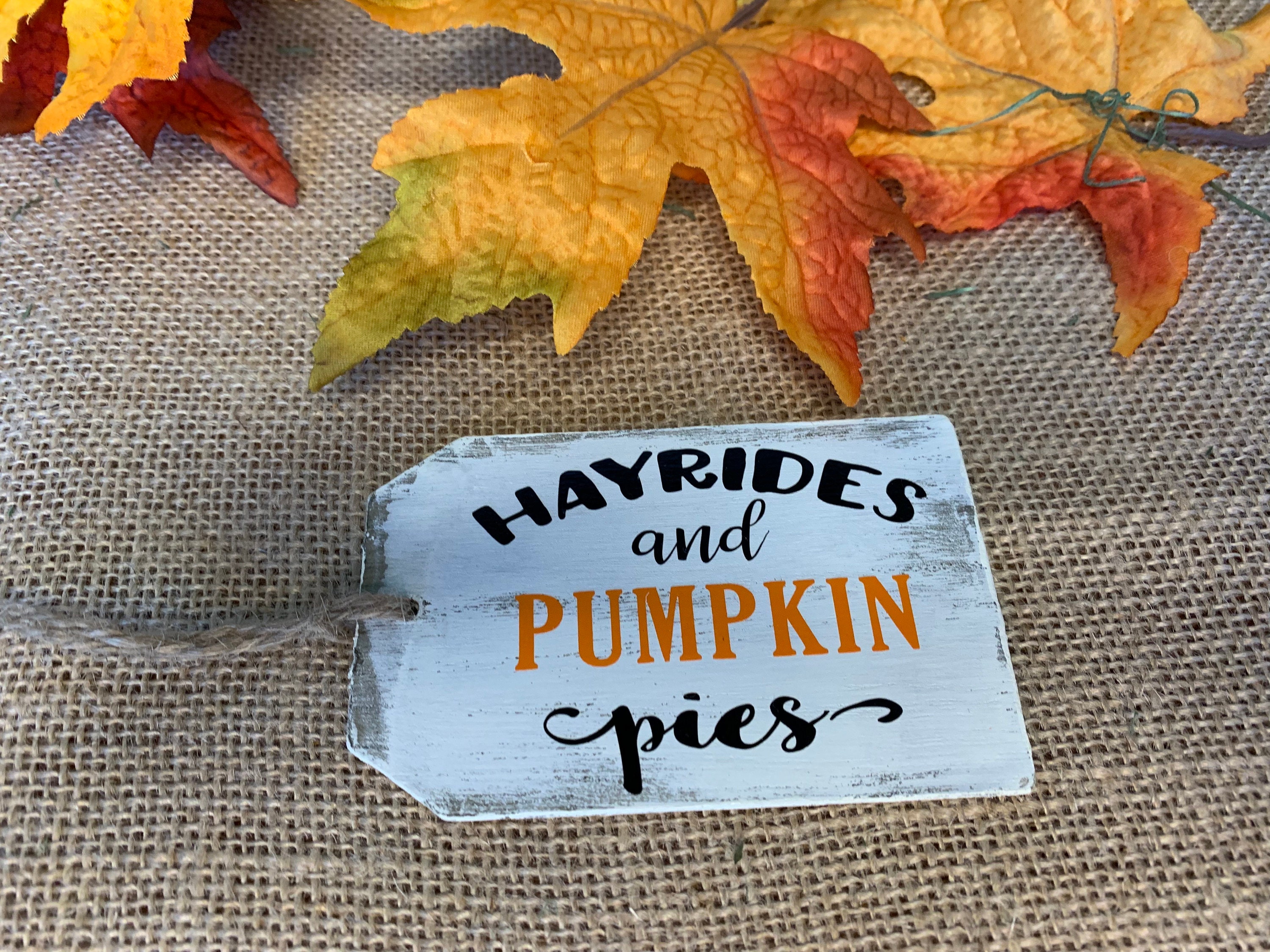 Wood Tag Fall Fall Tiered Tray Thanksgiving Tag Harvest - Etsy