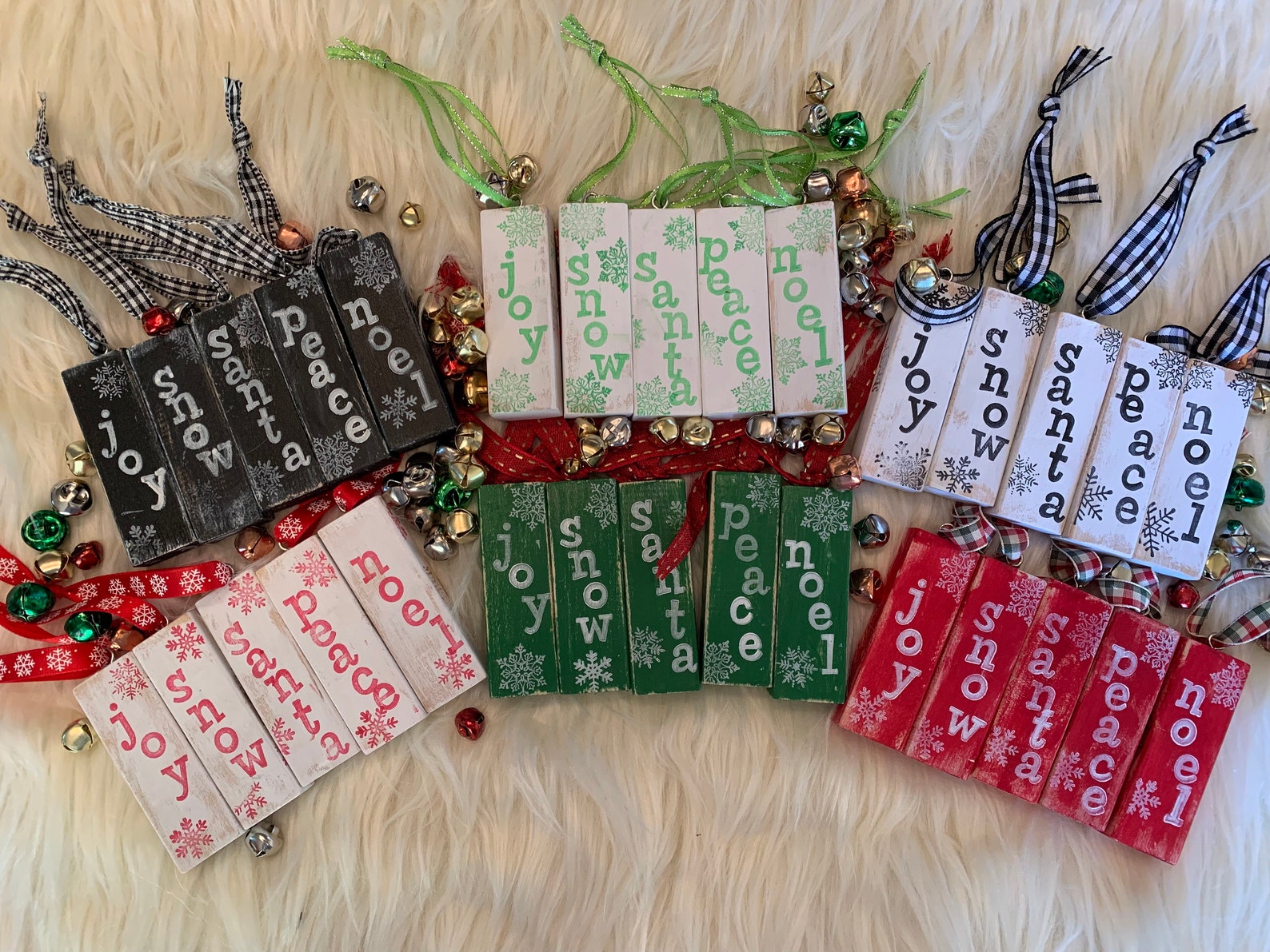 Jenga Ornaments, Rustic Ornaments, Upcycled Ornaments, Gift Tags ...