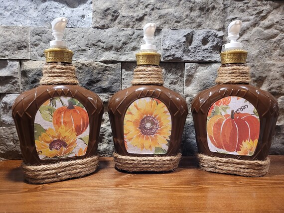 Handmade Rustic Farmhouse Fall Pumpkin Soap Dispenser - Etsy