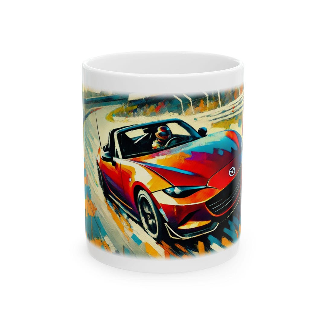 Mazda MX5 Miata Mug: Fauvism Style Coffee Cup for Car Lovers - Etsy