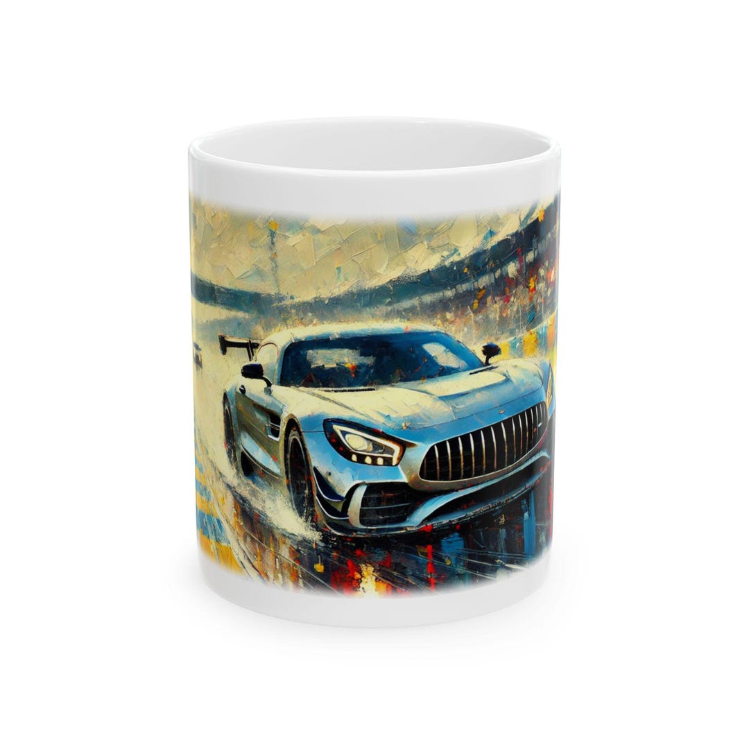 Mercedes AMG GT Expressionist Ceramic Mug, Coffee Cup 11oz 15oz, Car ...