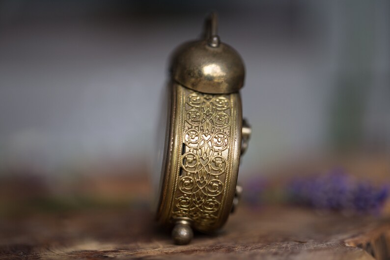 Vintage Gold Filigree Alarm Clock Goldbuhl 1950s Collectible - Etsy