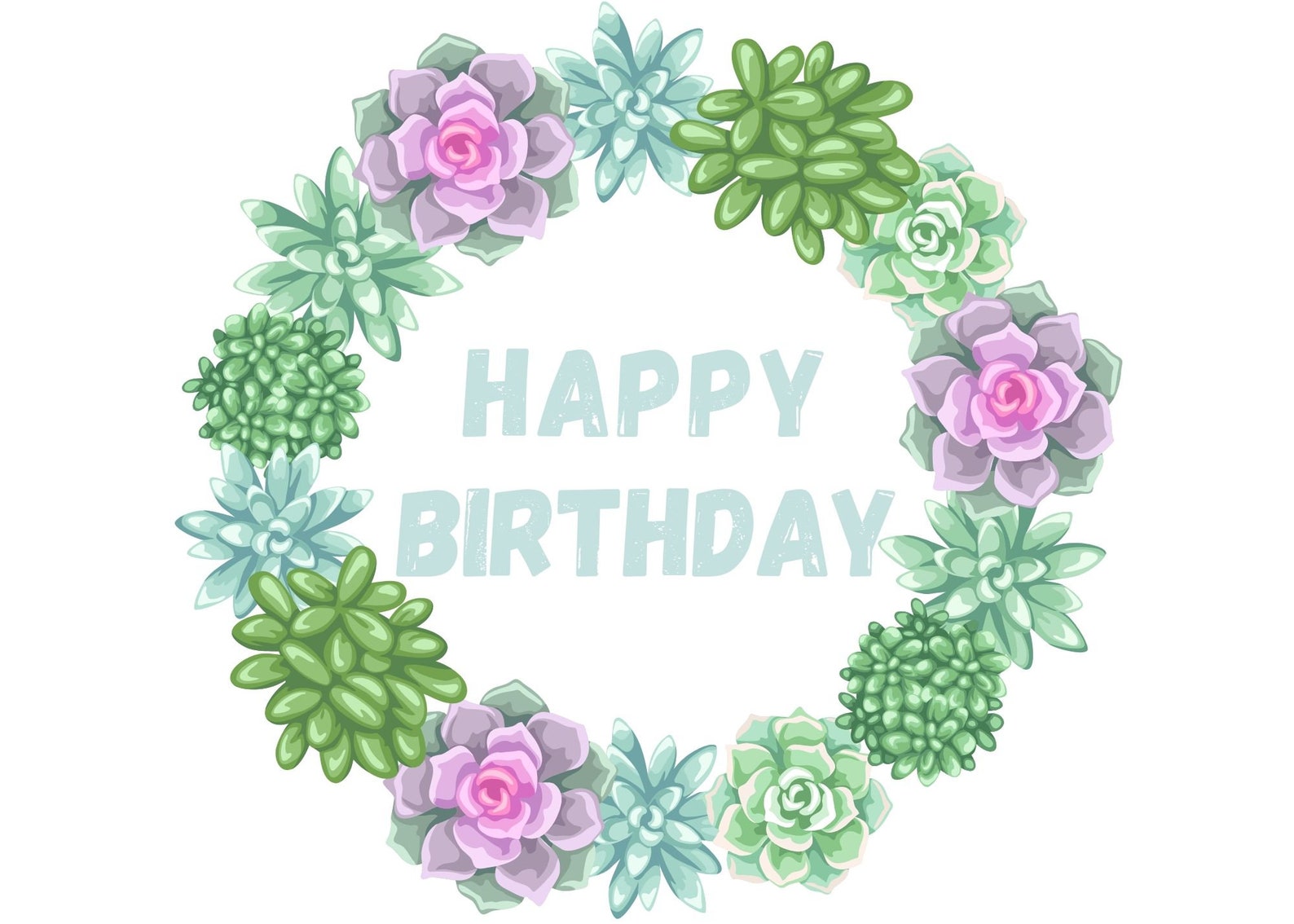 Birthday Succulent Gift Box with Ceramic Plant Mug. Mother in | Etsy