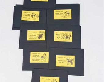 Community Chest Cards - Etsy