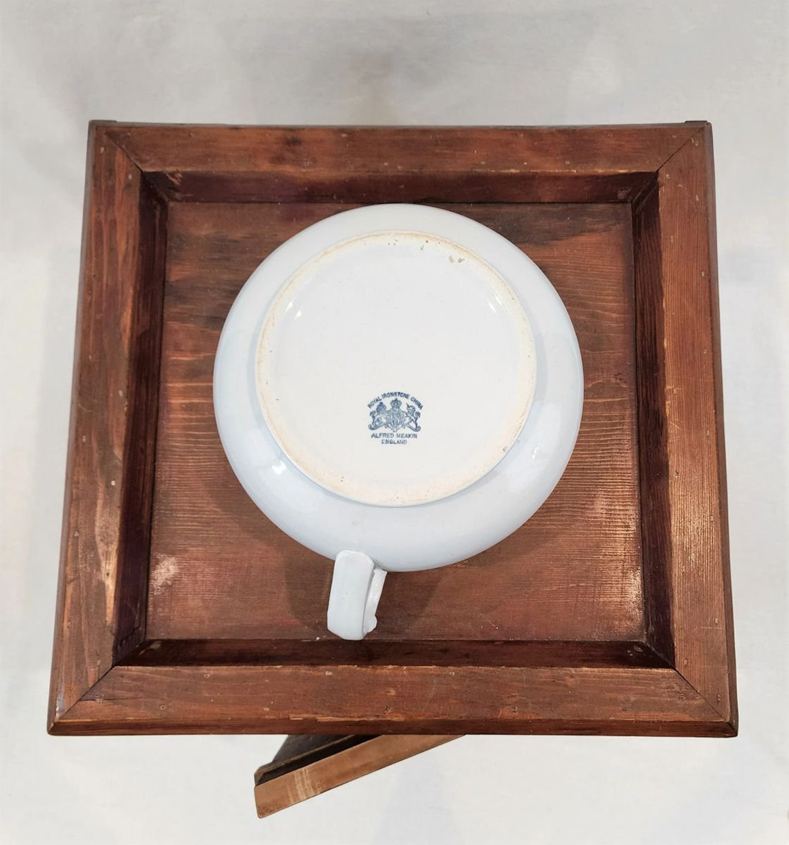 Primitive Vintage English Wood Chamber Pot Chair Royal - Etsy