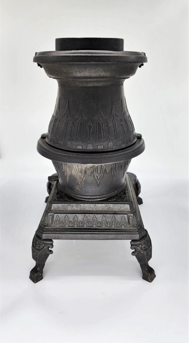 Abendroth Bros NYC Cast Iron Pot Belly Stove - Etsy