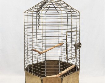 Large Hanging Bird Cage - Etsy