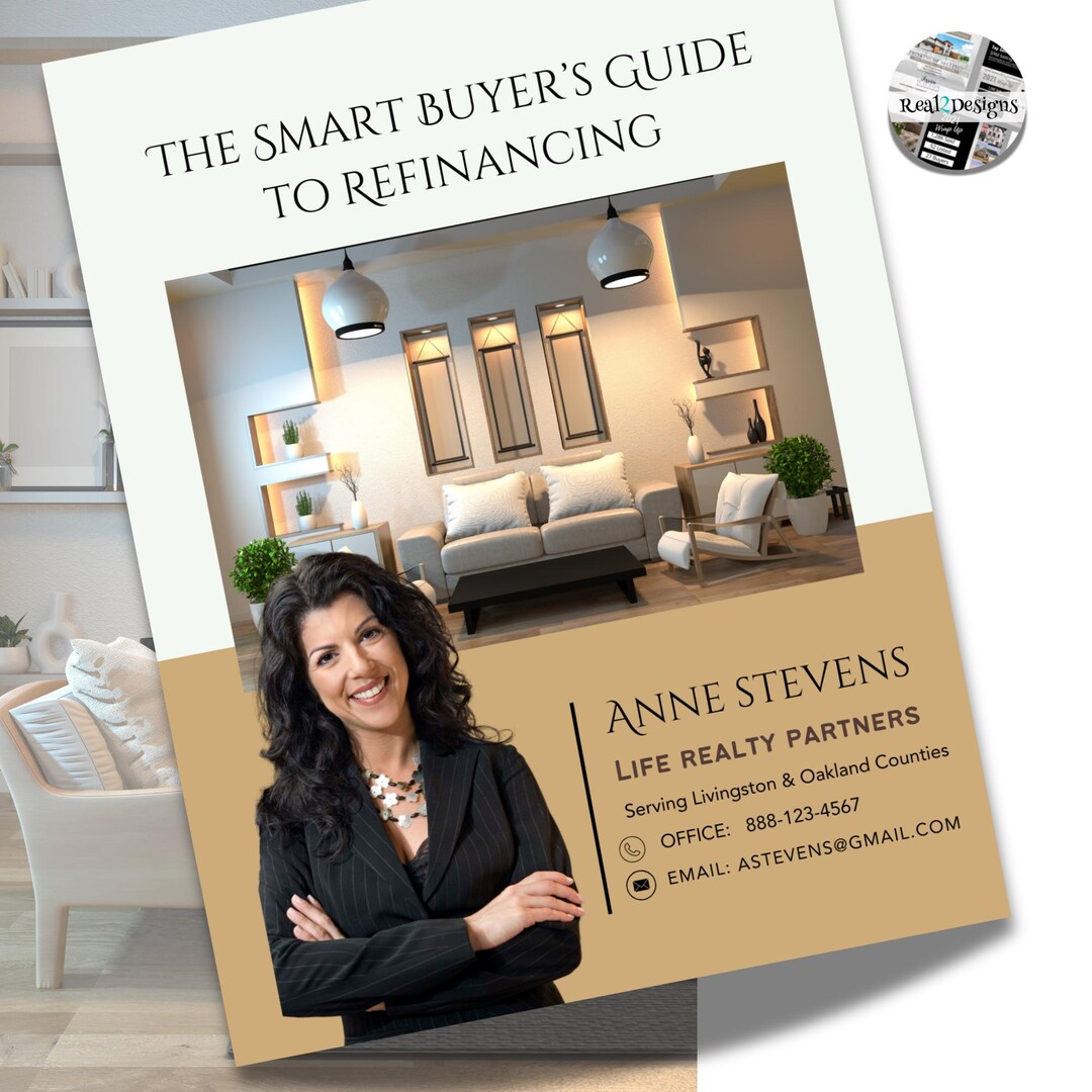 Real Estate Newsletter Template: Home Buyer's Guide to Refinancing ...