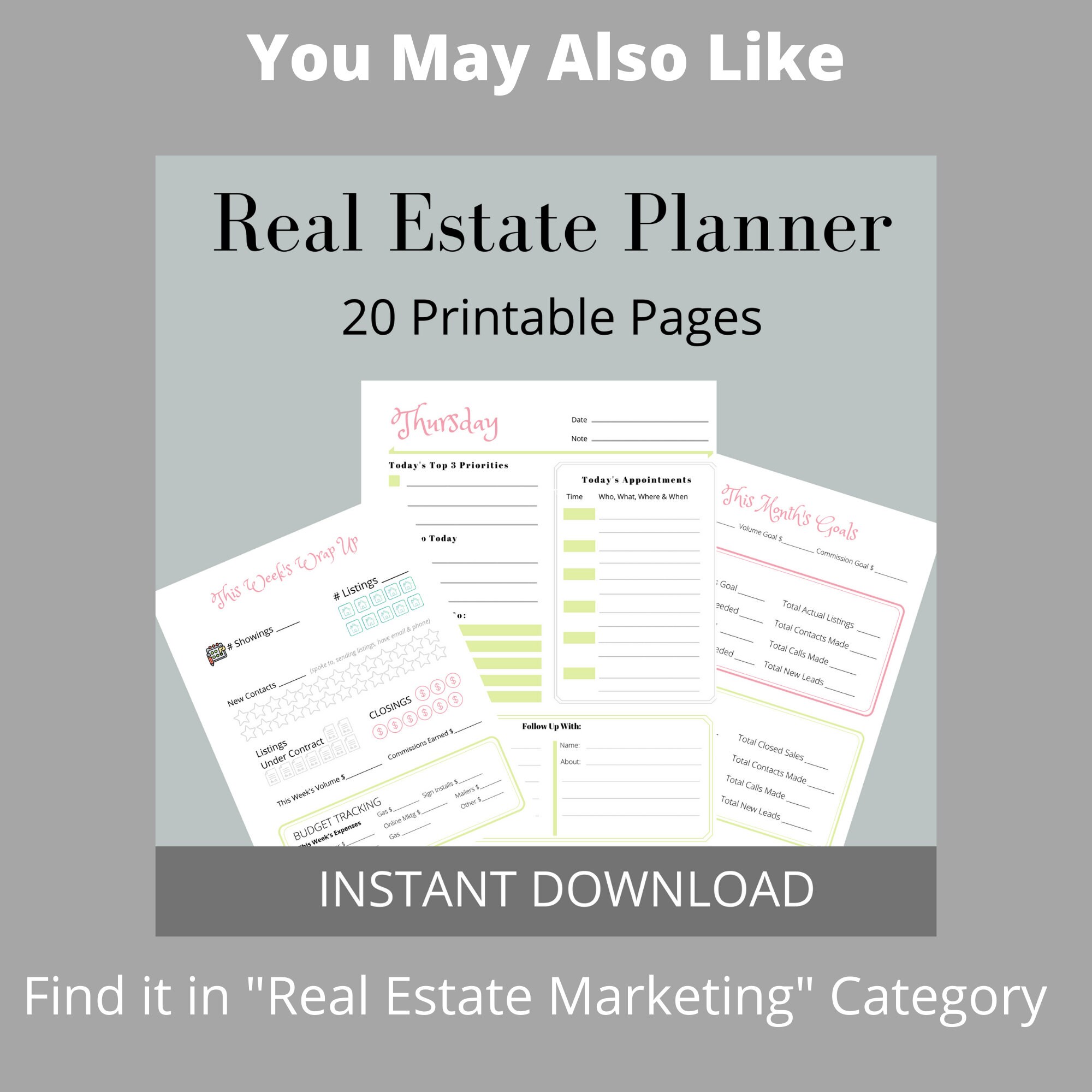 Real Estate Agent Checklist Divorce Checklist for Realtor Divorce ...