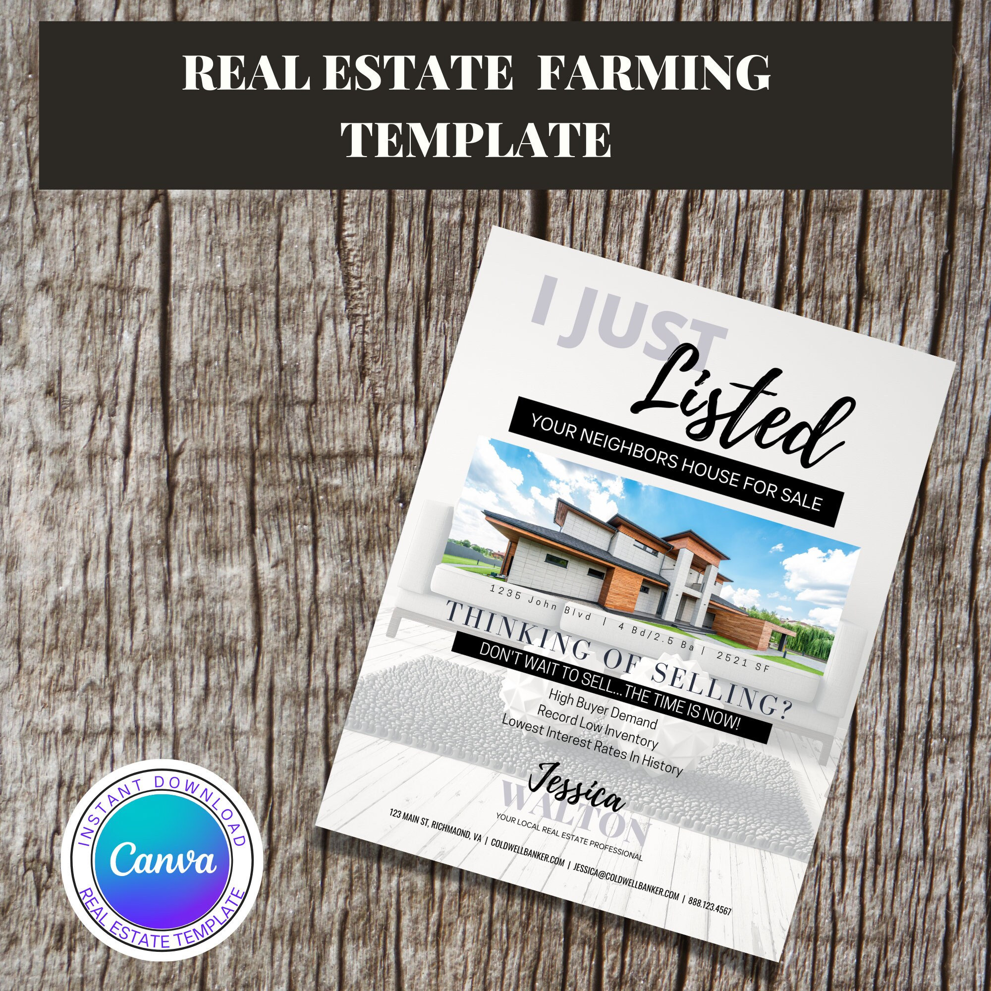 Real Estate Listing Agent Flyer Real Estate Template Real Estate ...