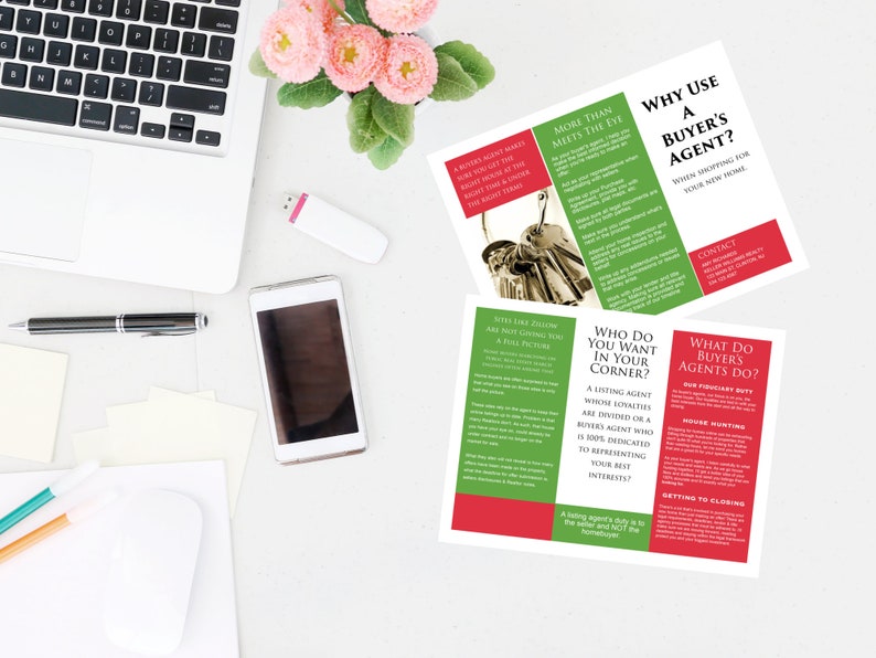 CANVA Template Tri Fold Brochure Double sided Editable Etsy Denmark