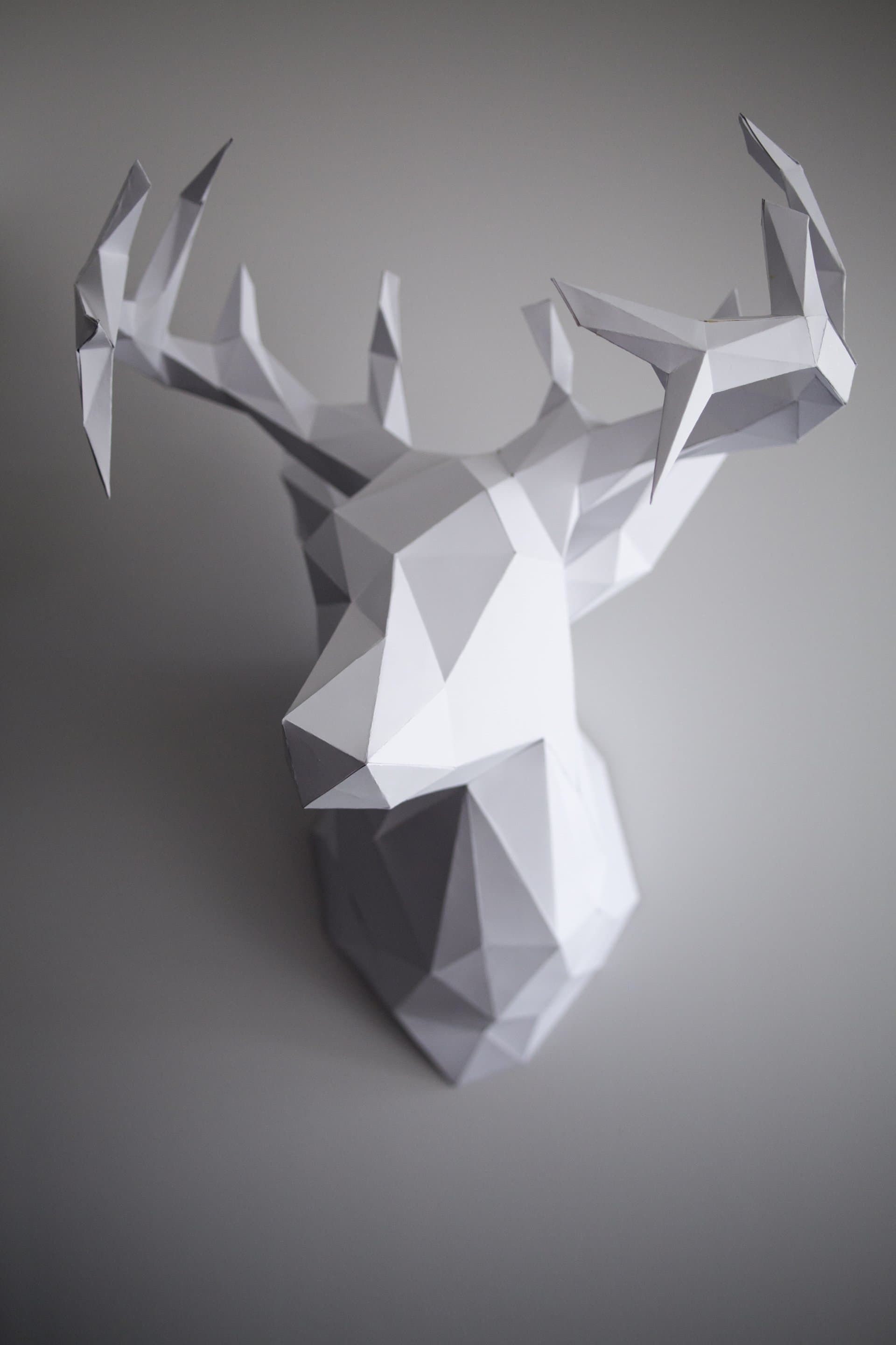 Deer Model , Deer 3d Model , Origami Deer , Deer Paper ,deer Low Poly ...