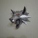 Geralt of the Witcher Low Poly, Papercraft, PDF Template, Paper Model ...