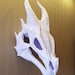 Paper Craft Dragon Skull Model, 3d Print, Dragon Skull 3d Model, DIY ...