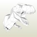T-rex Low Poly, Papercraft, PDF Template, Paper Model, Sculpture, 3D ...