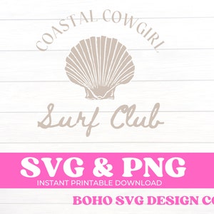 Coastal Cowgirl PNG | Coastal Cowgirl SVG | Summer Digital Download | Coastal Grandma PNG ...