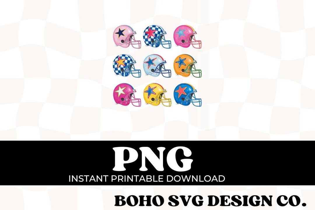 Retro Football Helmets PNG, Lightning Bolts, Checkered, Trendy Football ...