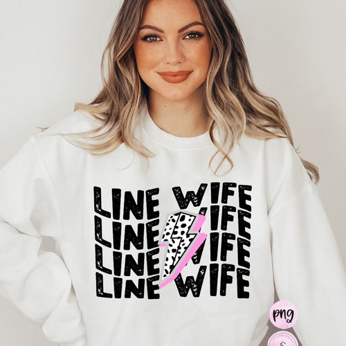 Line Wife Sublimation Png Design Leopard Sublimation - Etsy