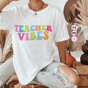Teacher Vibes Svg Teacher SVG Teacher Appreciation Gift - Etsy