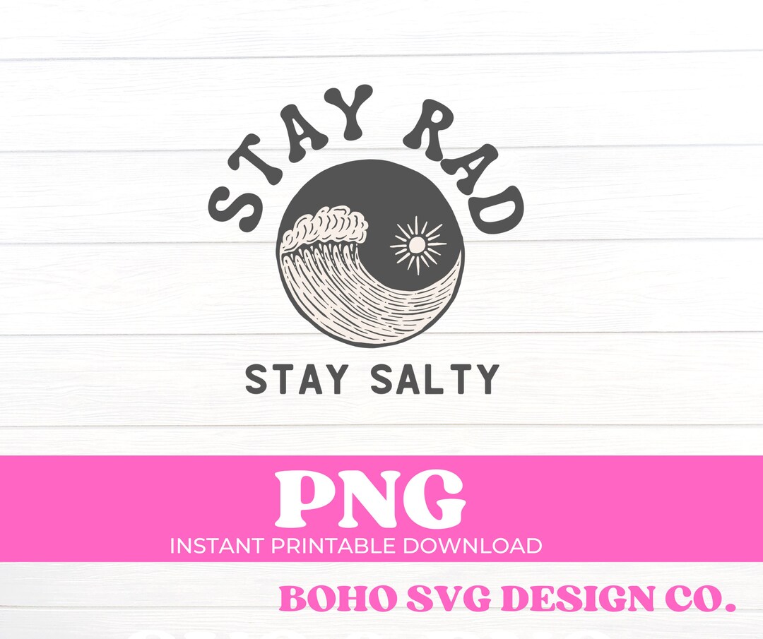 Stay Rad Surf Png-boy Sublimation Digital Design Download-skateboard ...