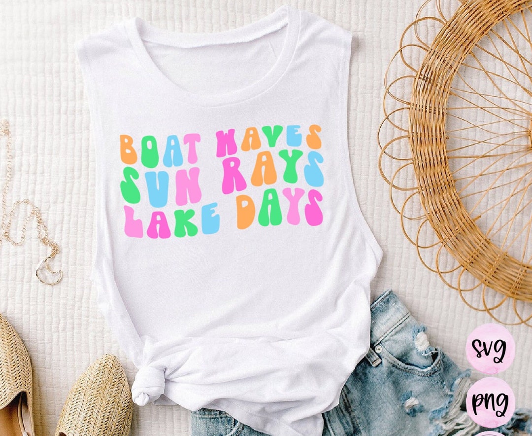Lake Days Svg, Retro Summer, Retro Lake, Lake Bum Svg, Life is Better ...
