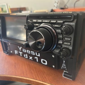 3D Printed Stand for Yaesu Ftdx10 W/ Name Plate - Etsy