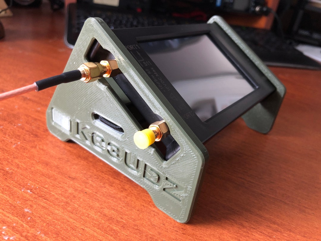 3D Printed Stand for Nanovna H4 W/ Small Tray & YOUR Call Sign - Etsy