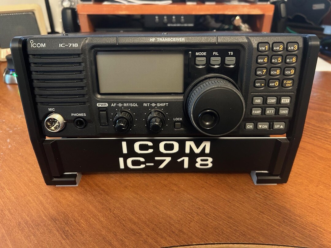 3D Printed Stand for ICOM IC-718 W/ Name Plate - Etsy