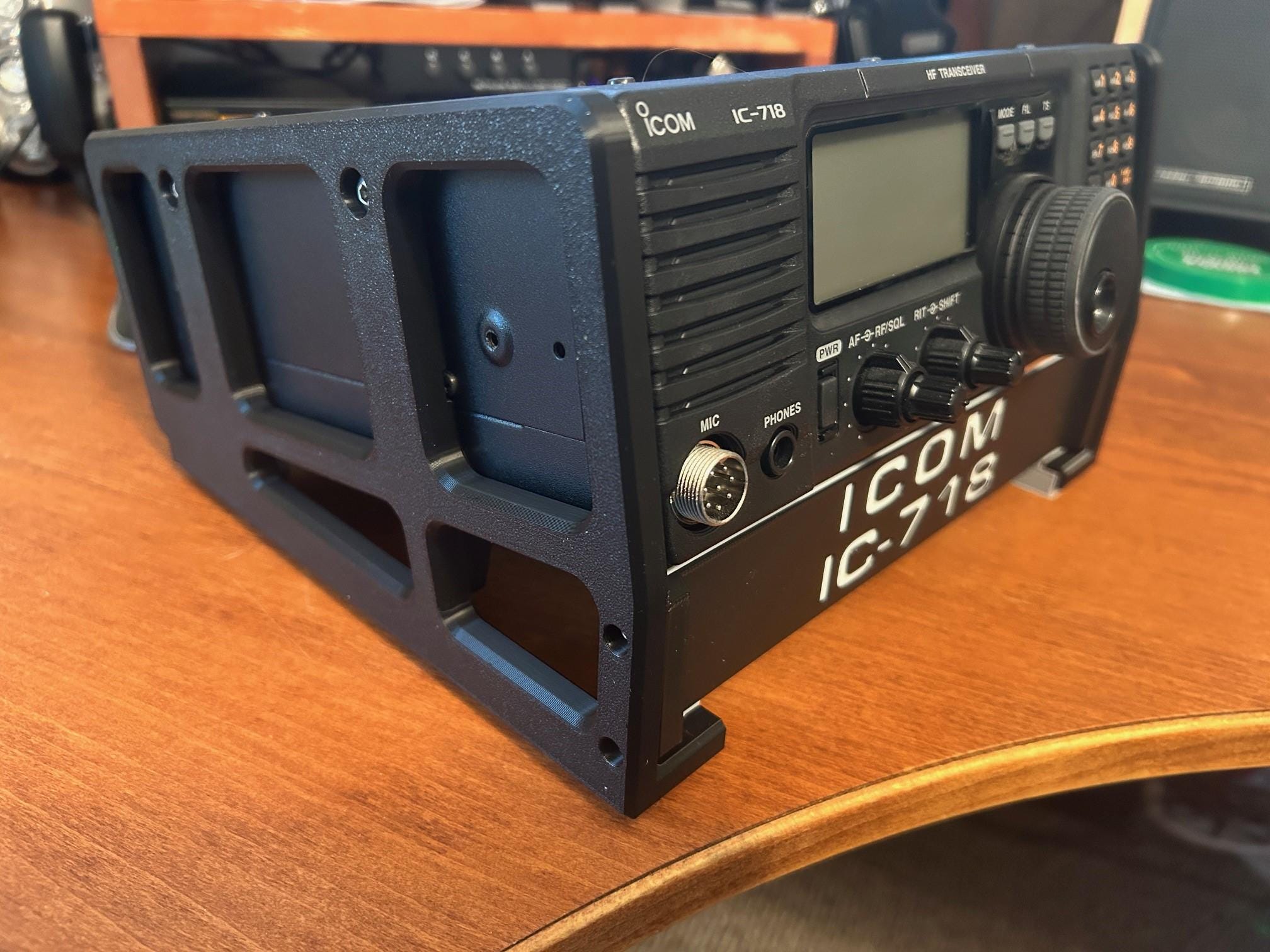 3D Printed Stand for ICOM IC-718 W/ Name Plate - Etsy