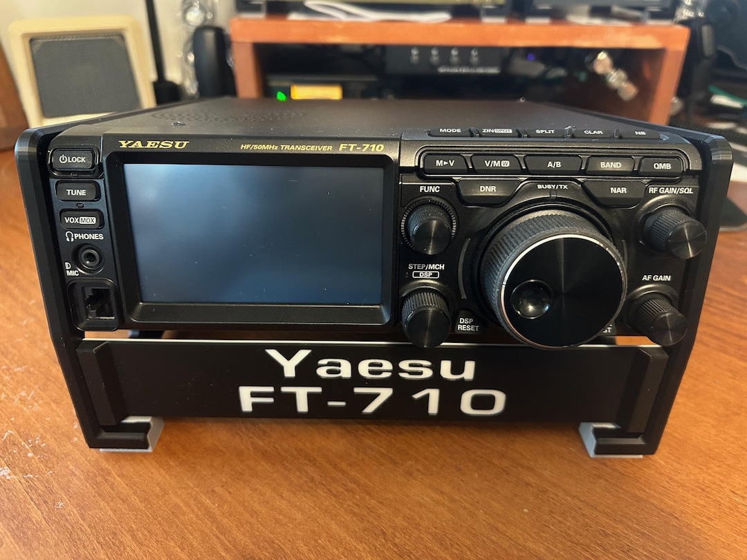 3D Printed Stand for Yaesu FT-710 W/ Name Plate - Etsy