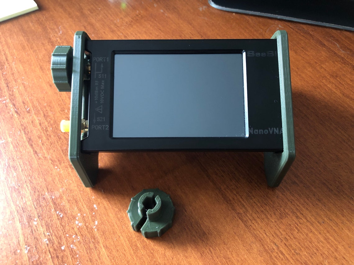 3D Printed Stand for Nanovna H4 W/ Small Tray & YOUR Call Sign - Etsy