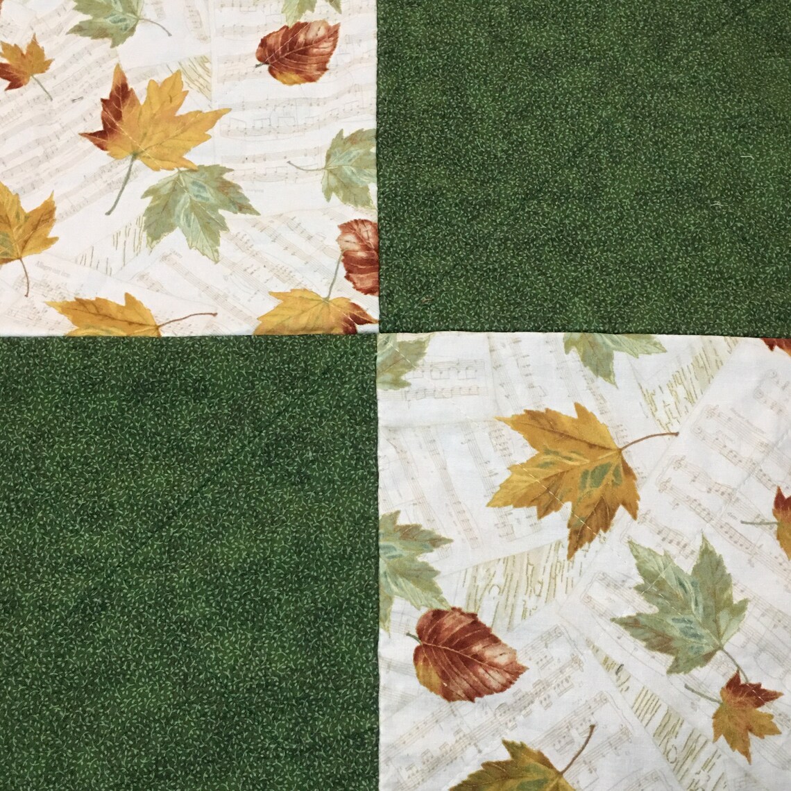 Fall Leaves Rag Quilt, Handmade Cotton Flannel Sofa Throw (53x53) - Etsy