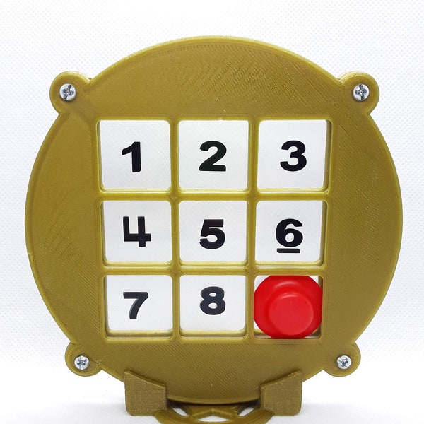 Number Slide Puzzle - Etsy