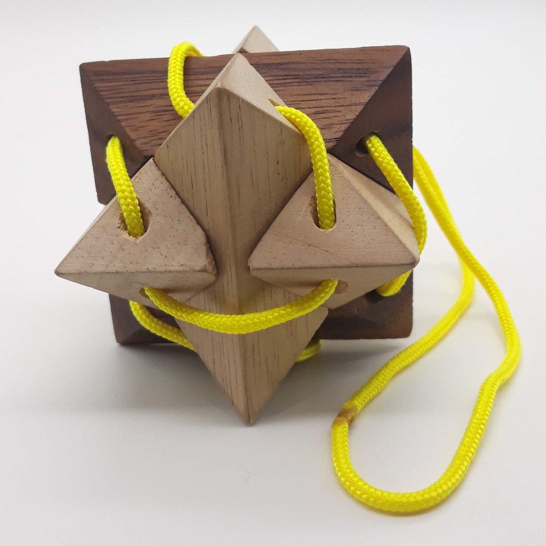 Tangled Star Burr Puzzle - Etsy