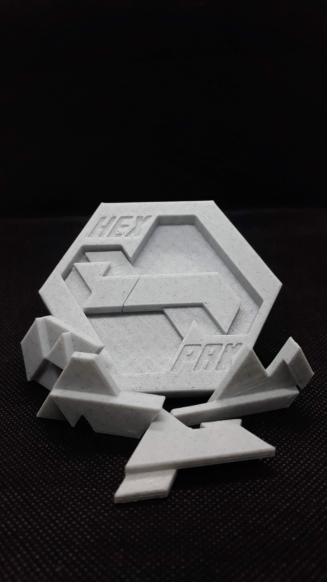 Hex Pak - Two Layer Packing Puzzle - Etsy