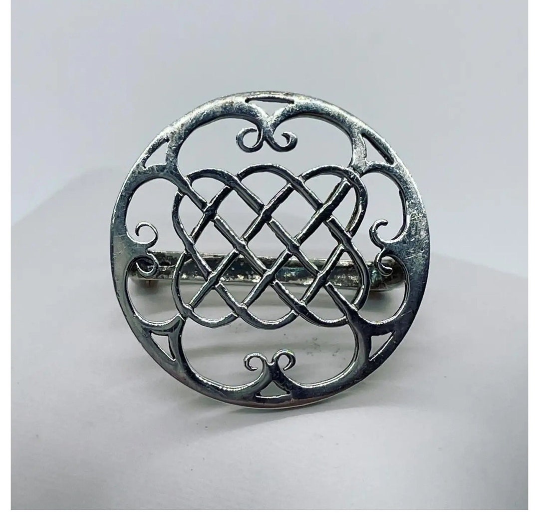 Stuart John Wilson Sterling Silver Scottish Highland Wear Celtic Plaid ...