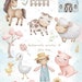 Cute Farm Animals Clipart. Farm Animals Pig Cow Horse Dog - Etsy