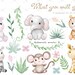 Jungle Animals Friends. Clipart Set for Commercial and Personal Use ...