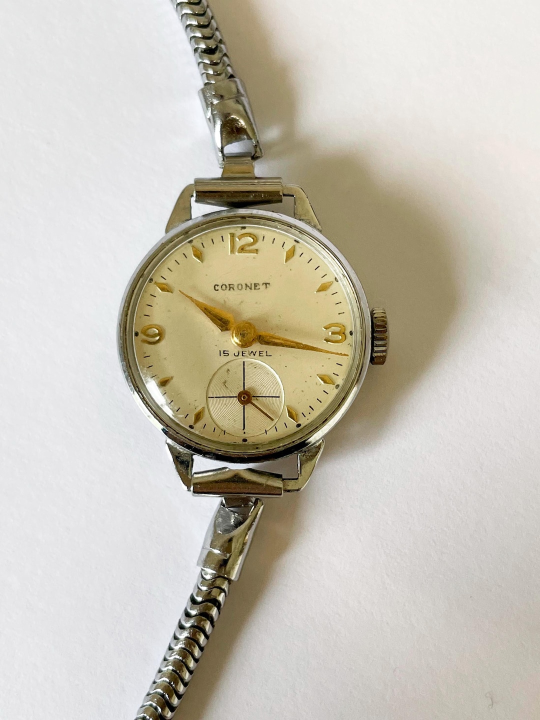 Vintage Ladies Coronet Wrist Watch 1950’s - Etsy