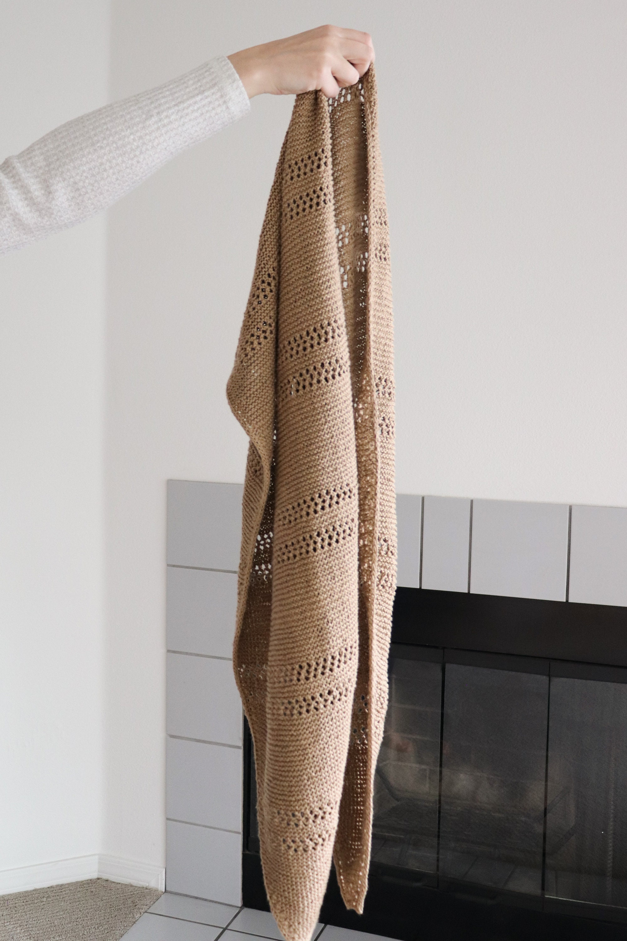 Fancy Fall Shawl Knit Pattern | Knit Shawl | Simple Garter Lace Shawl ...