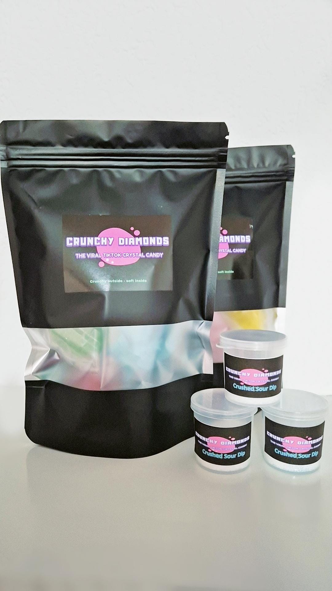 Crystal Candy Crunchy Diamonds Essbare Kristalle Mixpackung Kohakutou ...