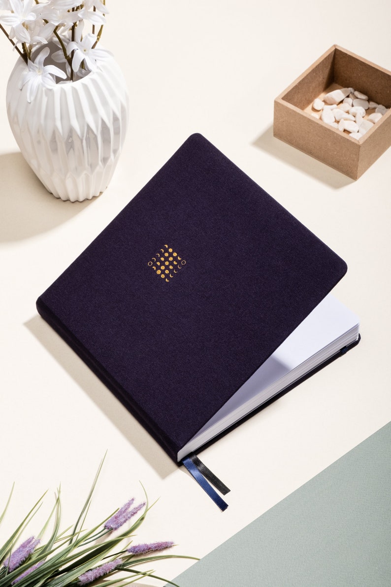 Bullet Journal-dotted Journal Square Moon Ultra Thick - Etsy