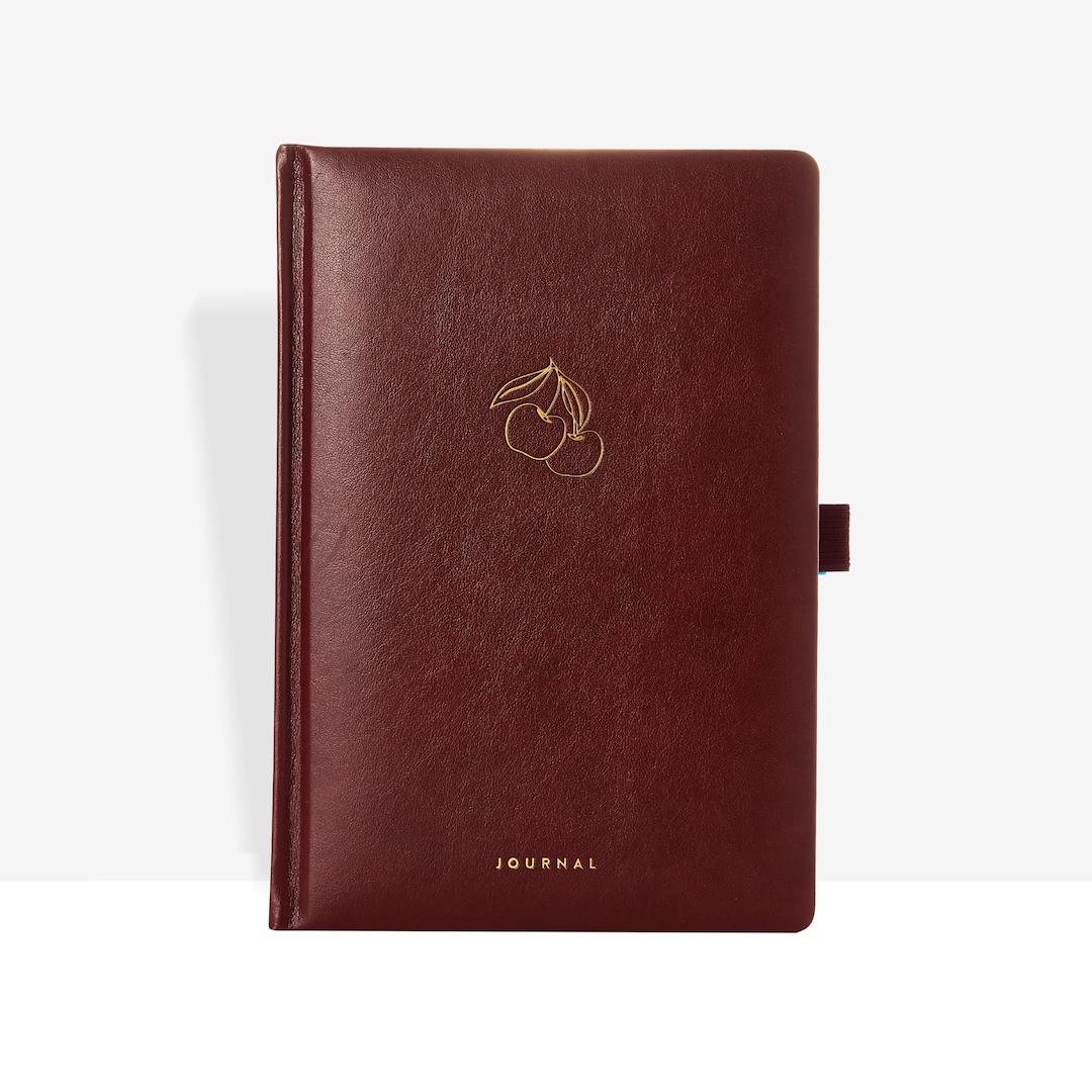 Dotted Journal - Cherry - Premium Bullet Journals - Thicker Paper ...