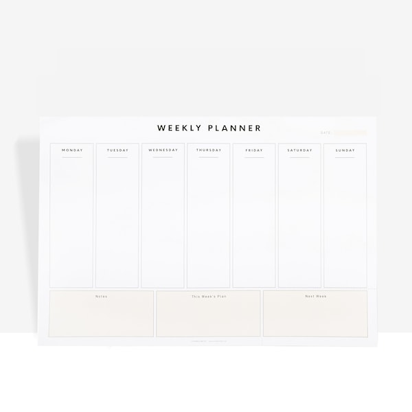Weekly Planner Pad - Etsy