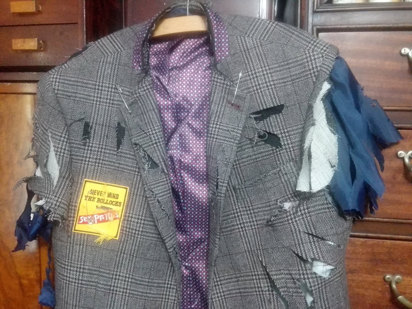Ripped and Destroyed Punk Rock Cut-off Jacket Sex Pistols - Etsy UK