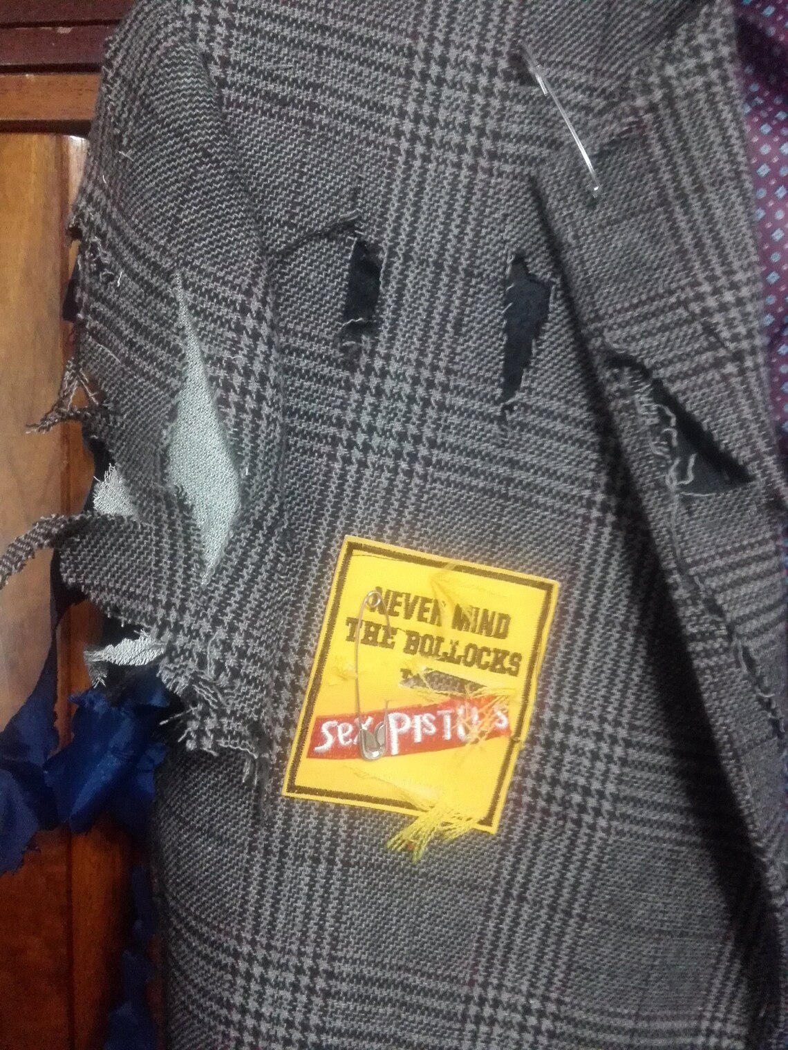 Ripped and Destroyed Punk Rock Cut-off Jacket Sex Pistols - Etsy UK