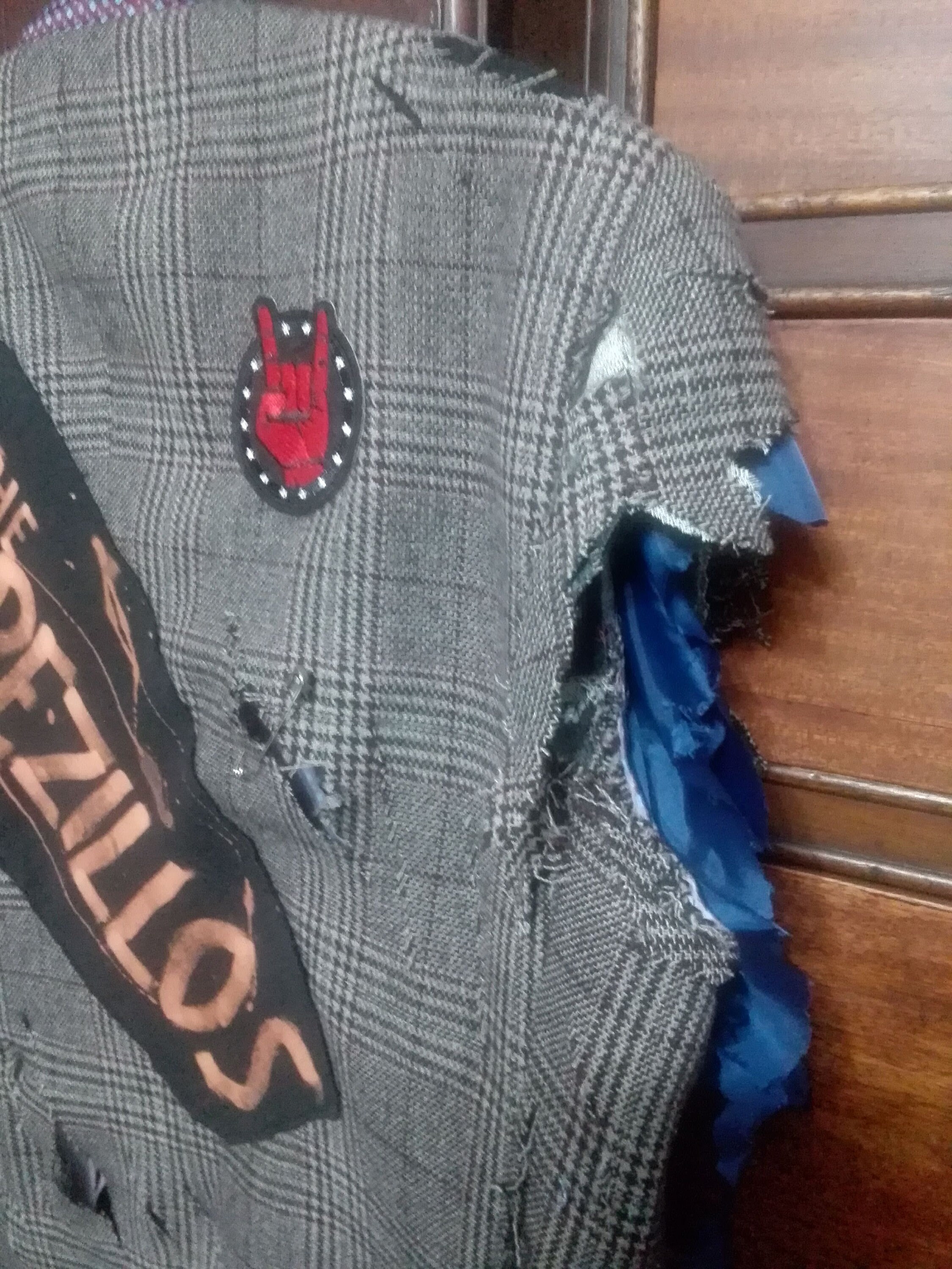 Ripped and Destroyed Punk Rock Cut-off Jacket Sex Pistols - Etsy UK