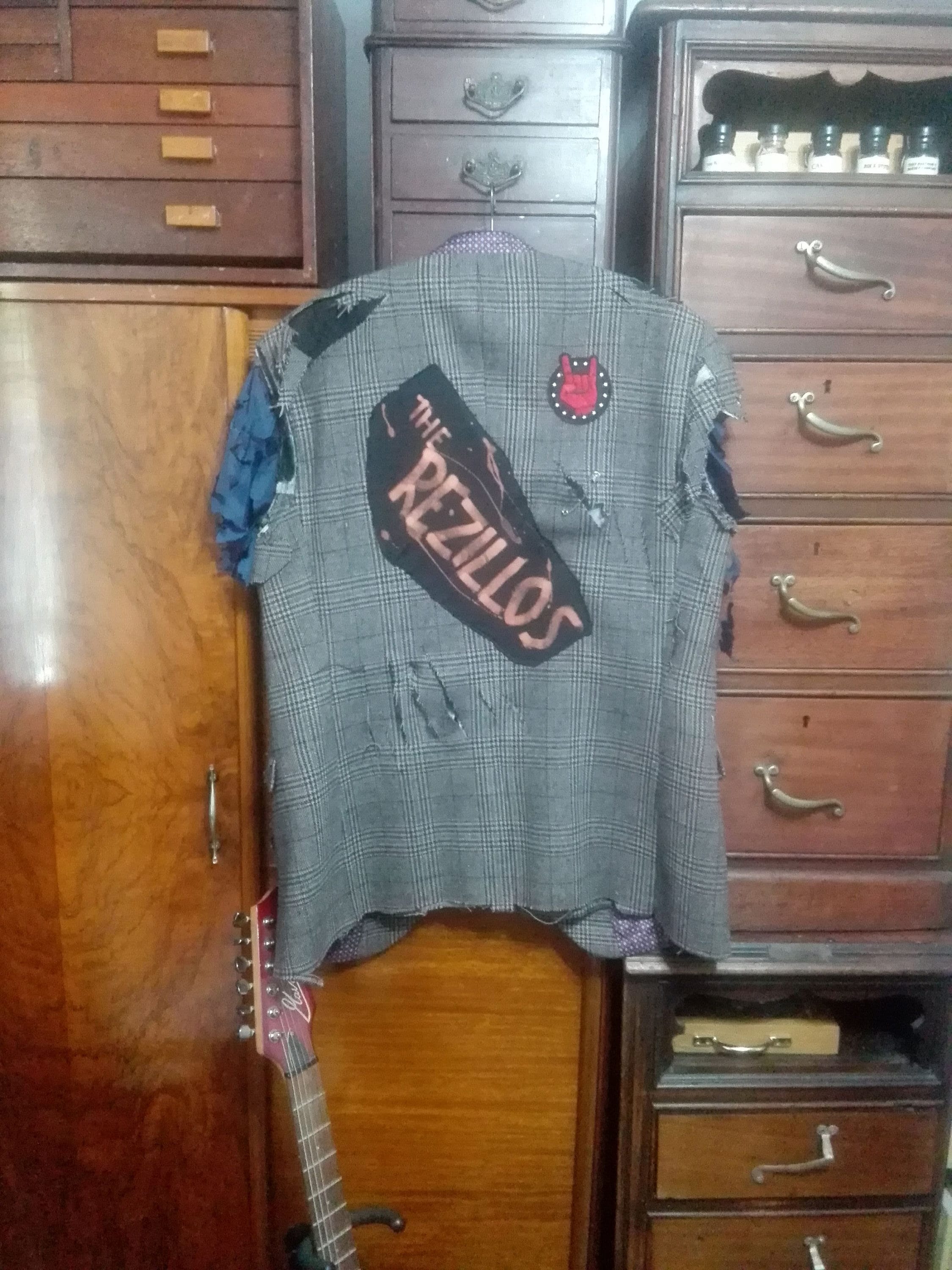 Ripped and Destroyed Punk Rock Cut-off Jacket Sex Pistols - Etsy UK