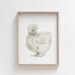 Set of 4 Chickens Watercolor Art Prints | Chicken Painting | Chicken ...