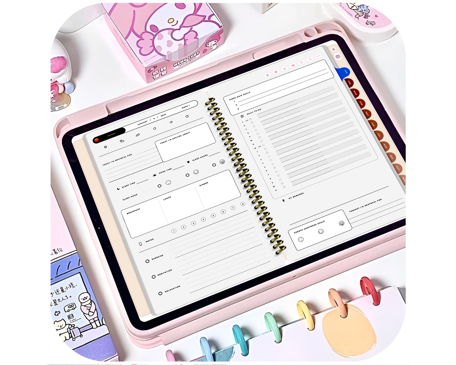 ADHD Digital Planner (made by an Adhder) for Ipad, Goodnotes + Android ...